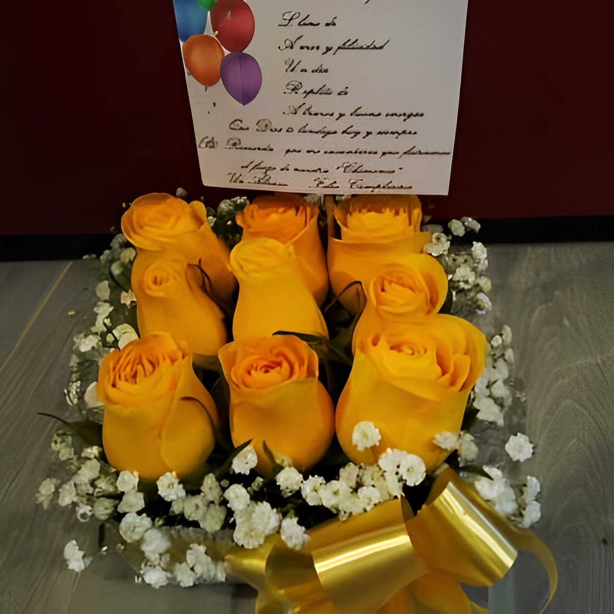 Caja por 9 rosas R03 - Floristeria facatativa - flores a domicilio faca